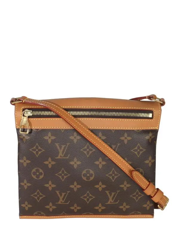 LOUIS VUITTON Monogram Canvas Saumur Messenger Pm - Brown