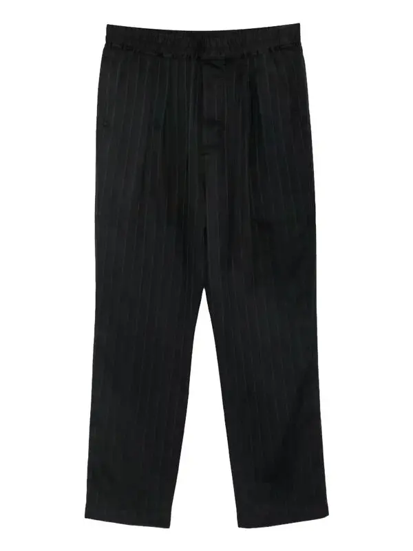 TOM FORD Pinstripe Trousers - Black