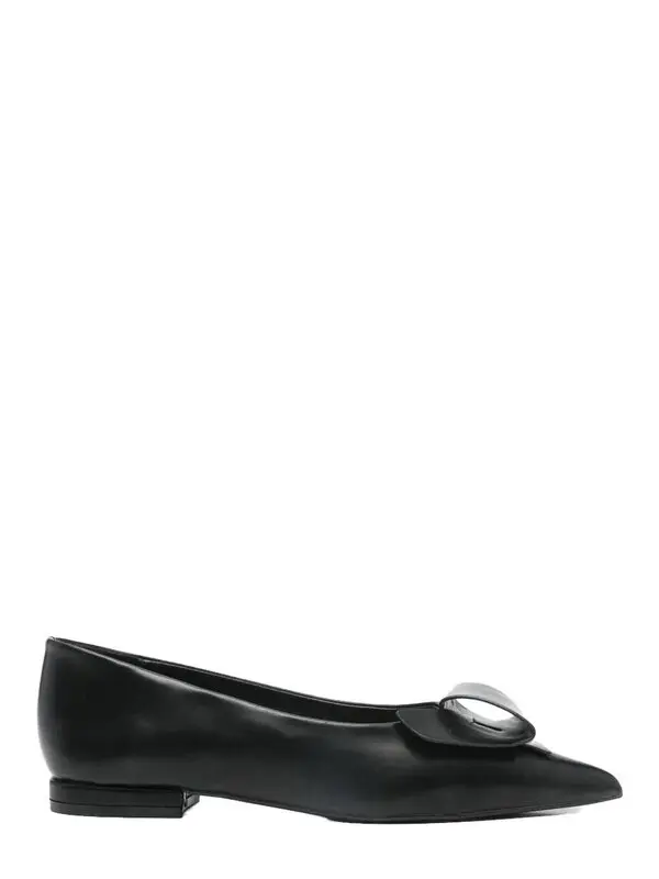 EXÈ Pointed-toe Ballet Flats - Black