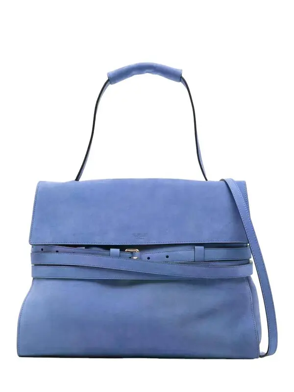 Moschino Buckle Shoulder Bag - Blue