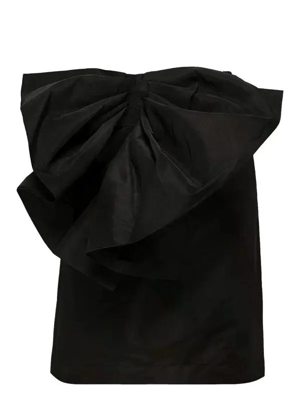 N°21 Flap-pocket Mini Skirt - Black