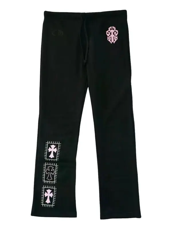 Chrome Hearts Deadly Doll Graphic Track Pants - Black