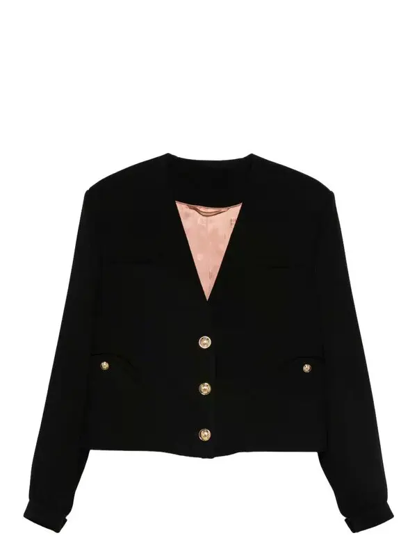 BLAZÉ MILANO Riviera Cropped Jacket - Black