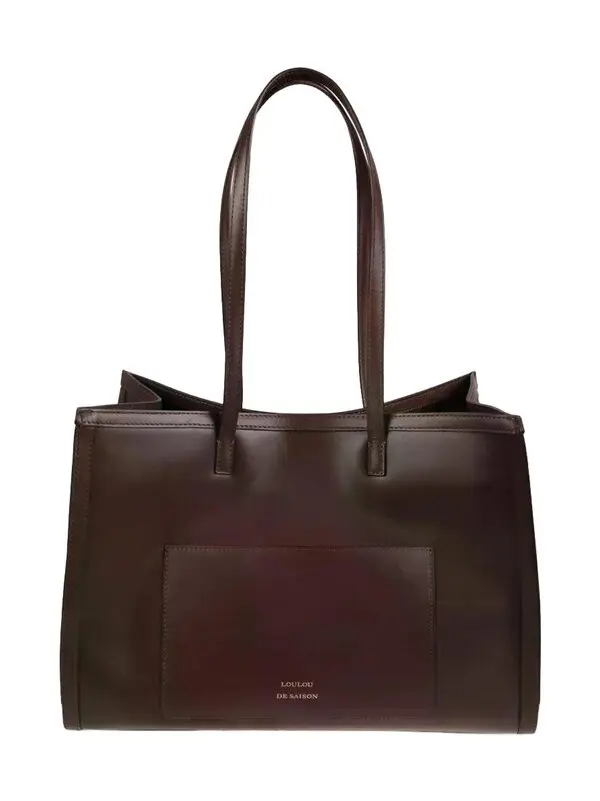 Loulou De Saison Anyla Handle Tote Bag - Brown