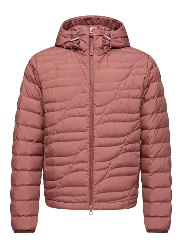 Moncler Chitu Hooded Short Down Jacket - Red