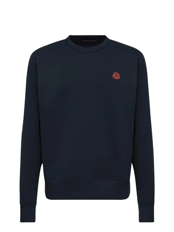 Moncler Stitch-detailed Sweatshirt - Blue