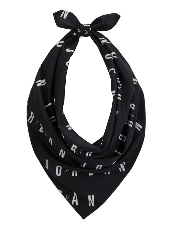 JORDAN Printed Bandana - Black