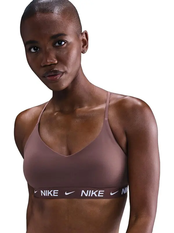 Nike Indy Light Support Padded Adjustable Sports Bra - Purple