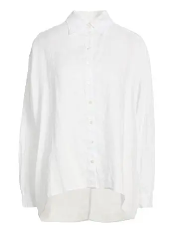 OTTOD'AME Linen Long Shirt - White