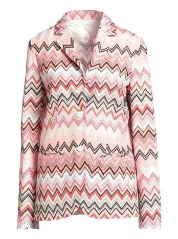 Missoni Knitted Single-breasted Blazer - Red