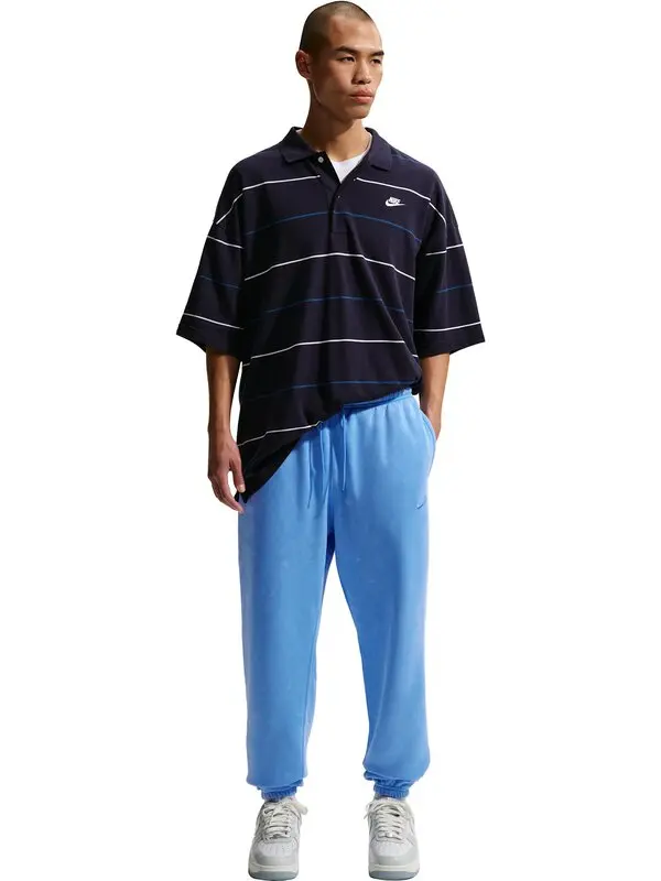 Nike Sportswear Club Washed Cuffed Fleece Pants - Blue
