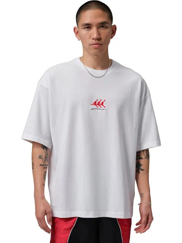 JORDAN Flight Oversized Graphic T-shirt - White