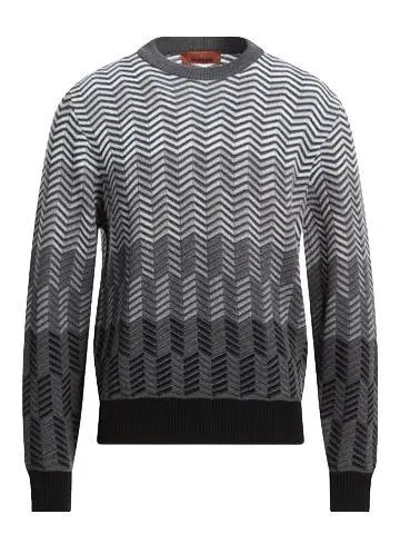 Missoni Virgin Wool Crewneck Sweater - Grey