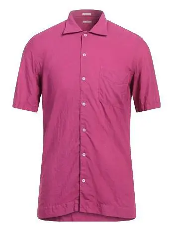 Massimo Alba Shirt Size Cotton, Linen - Magenta