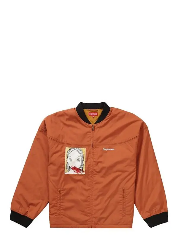 Supreme Mug Shot Crew Jacket - Burnt Orange