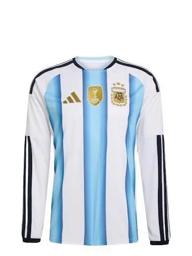 Adidas Argentina 2026 Home Long Sleeve Jersey - White Icey Blue Light Blue