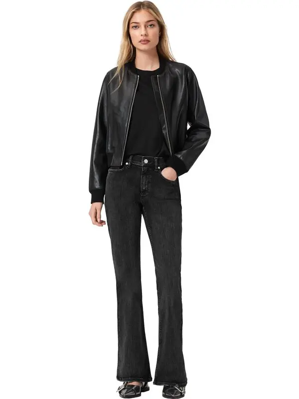 ALLSAINTS Ember Stretch Bootcut Denim Jeans - Black