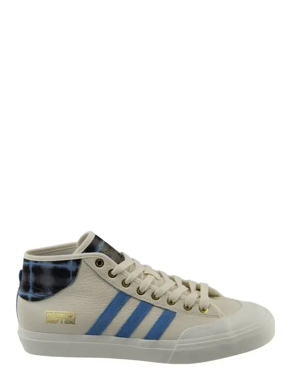 Adidas Matchcourt Mid Snoop Dogg X Gonz Sneakers - Chalk White/light Blue/gold Metallic