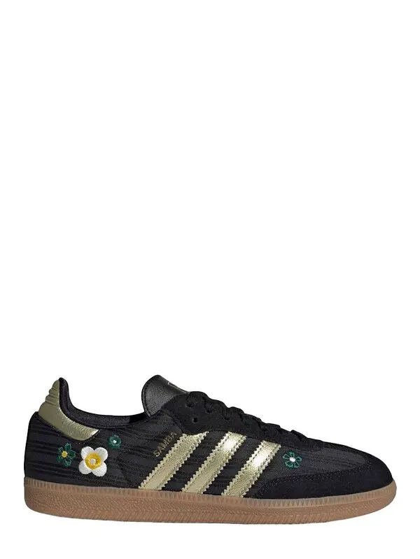 Adidas Samba Og Liberty London Sneakers - Core Black/gold Metallic/gum 4