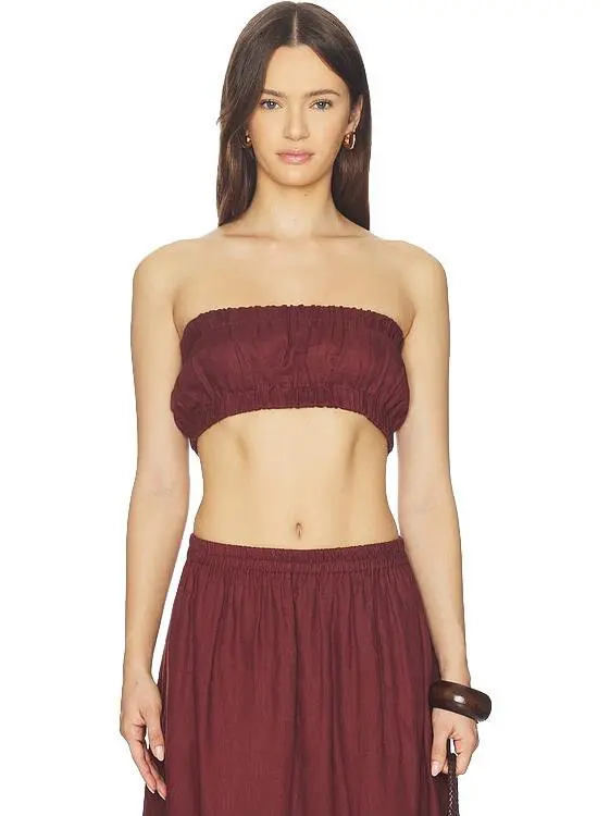 Mikoh Marlion Strapless Top - Anemone