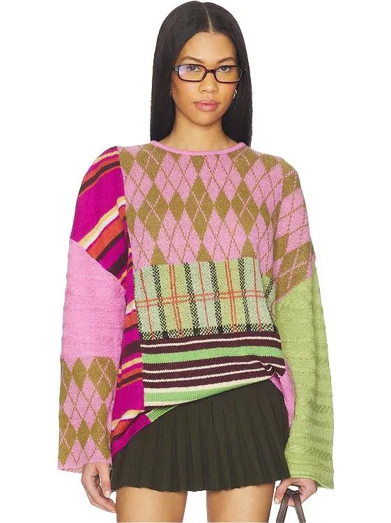 GUIZIO Zuri Sweater - Pink Multi