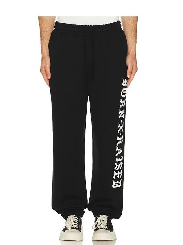 BORN X RAISED Bxr Standard Sweatpants - Black
