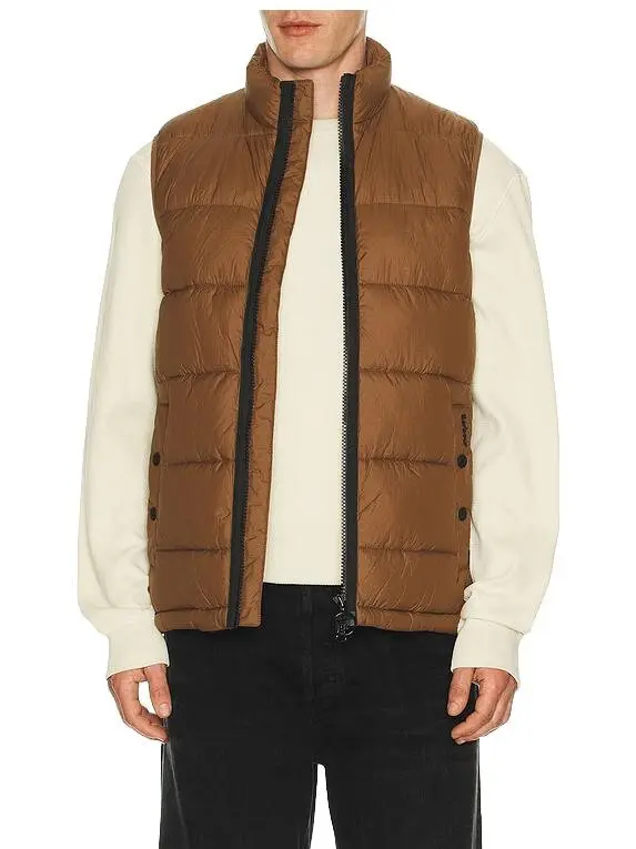 Barbour Offshore Quilted Gilet Vest - Umber