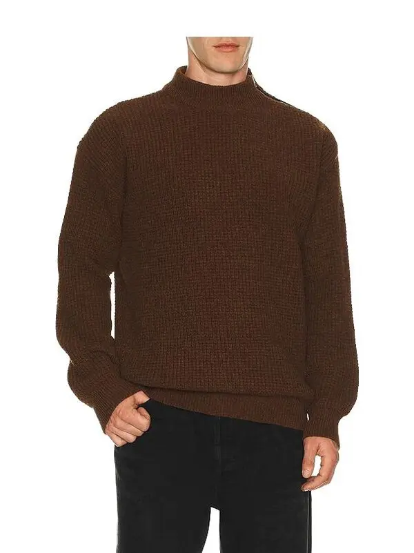 Barbour Gearstone Textured Knit Sweater - Umber