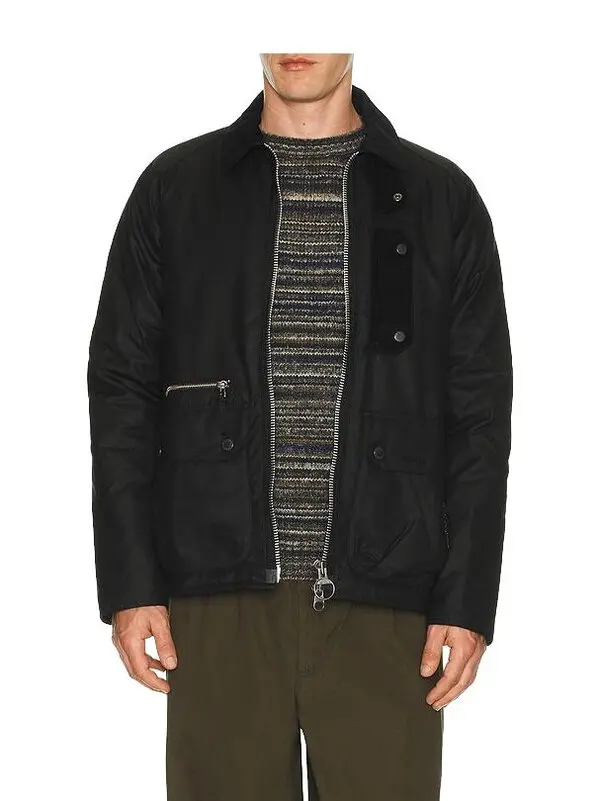 Barbour Tract Wax Jacket - Black