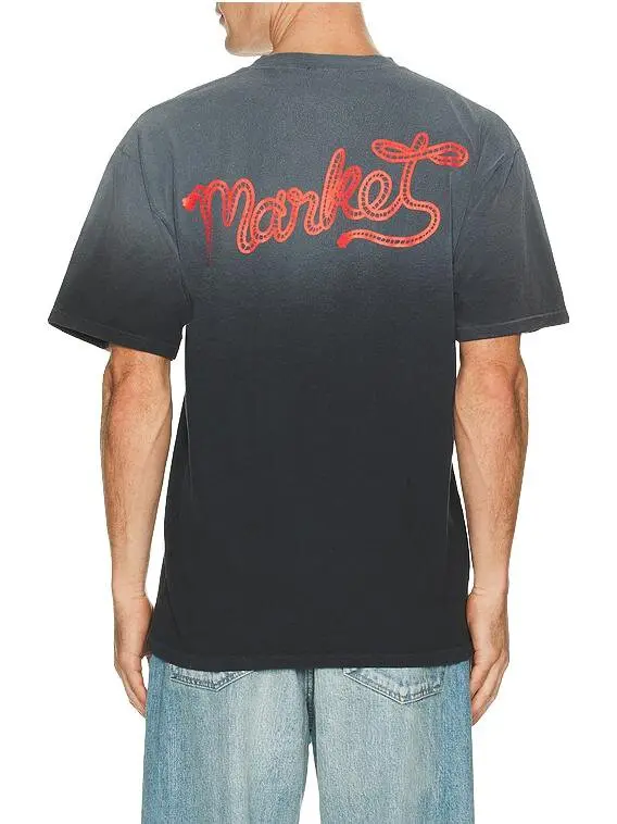 MARKET Lasso Lockup Tee In Black - Pirate Black