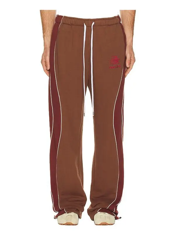 NAHMIAS Ollie Sweatpant In Burgundy - Vintage Burgundy