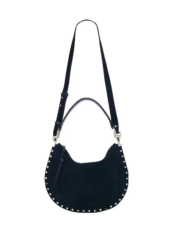 Isabel Marant Oskan Soft Crossbody Bag - Dark Midnight
