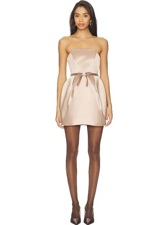 Majorelle Midge Mini Dress - Golden Mauve