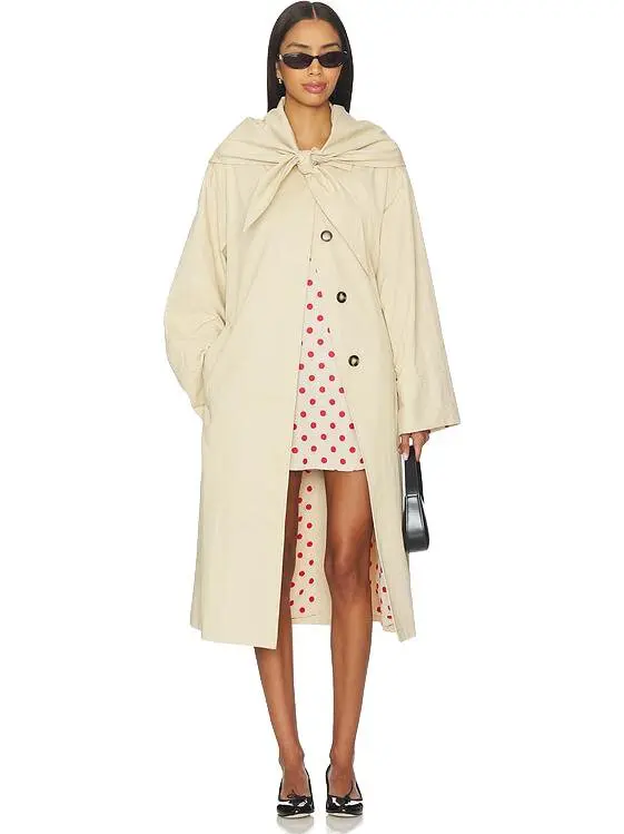LISA SAYS GAH Olsen Trench - Scarlett Dot