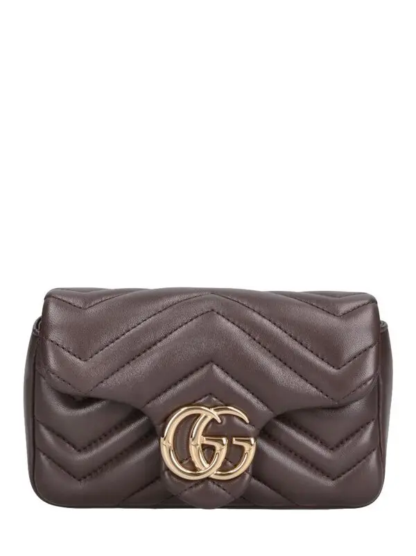 Gucci Gg Marmont Mini Shoulder Bag - Brown