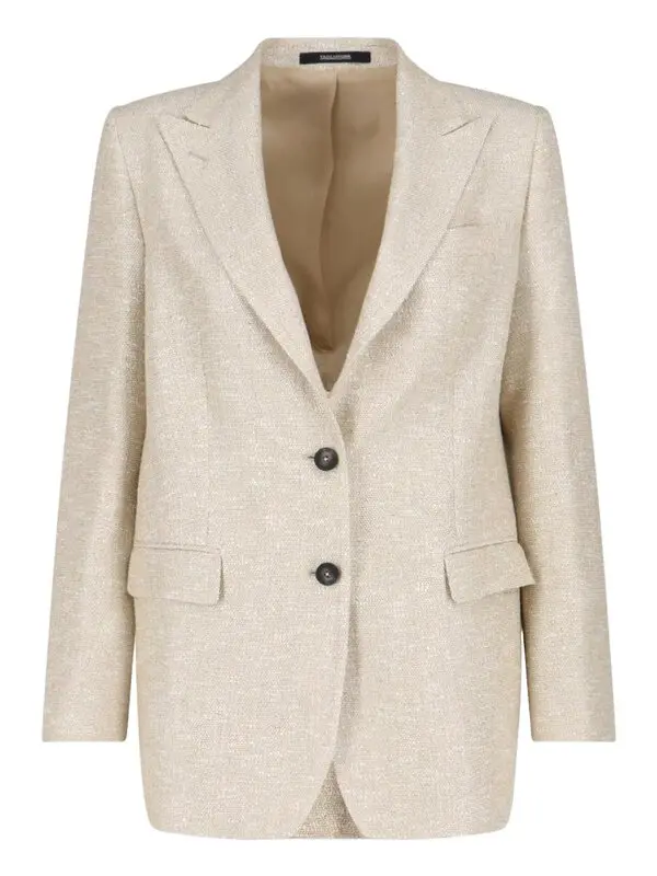 Tagliatore J Bertha Single-breasted Blazer - Cream