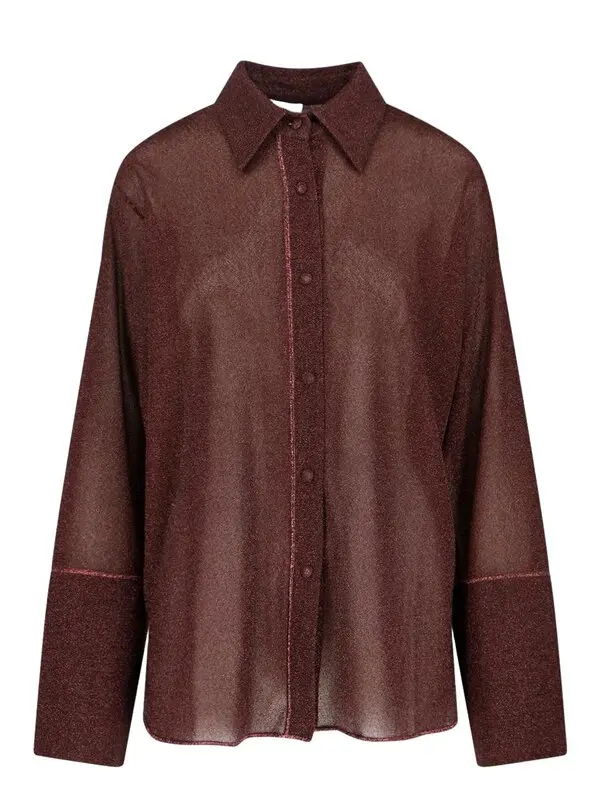 Oseree Lumière Shirt - Brown