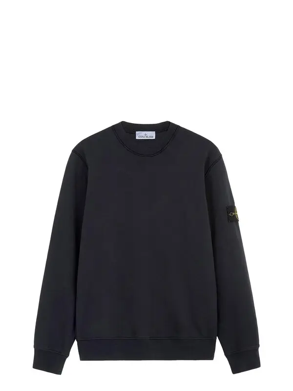 Stone Island Organic Cotton Sweatshirt - Blue