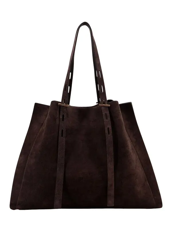MINOBOSSI Paula Suede Shoulder Bag - Brown