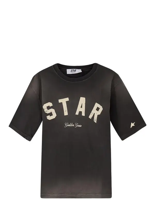 GOLDEN GOOSE Cotton T-shirt - Grey