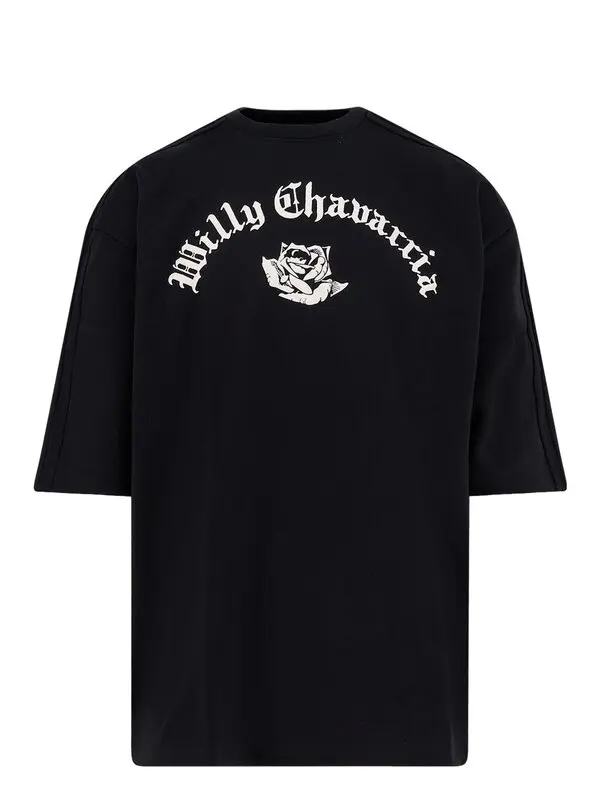 ADIDAS X WILLY CHAVARRIA Cotton Blend Tshirt - Black
