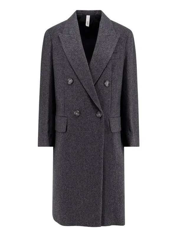 HEVO Martina Franca Wool-blend Coat - Grey