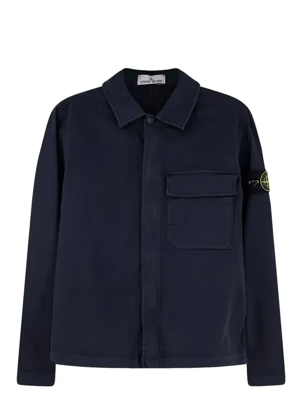 Stone Island Organic Cotton Shirt - Blue