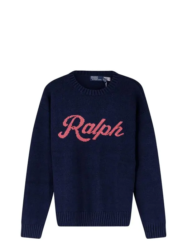 Polo Ralph Lauren Cotton And Linen Blend Sweatshirt - Blue