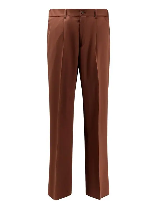 HEVO Torrecanne Virgin Wool Trousers - Brown