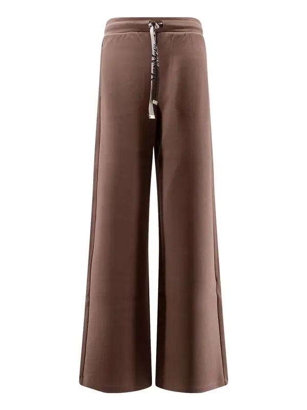 Max Mara Cotton Blend Trousers - Beige