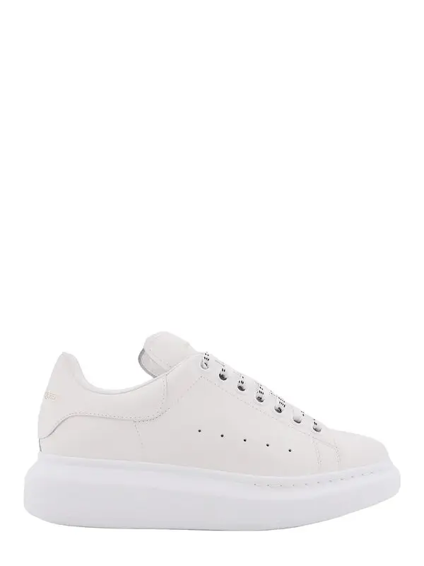 Alexander McQueen Oversized Leather Sneakers - White