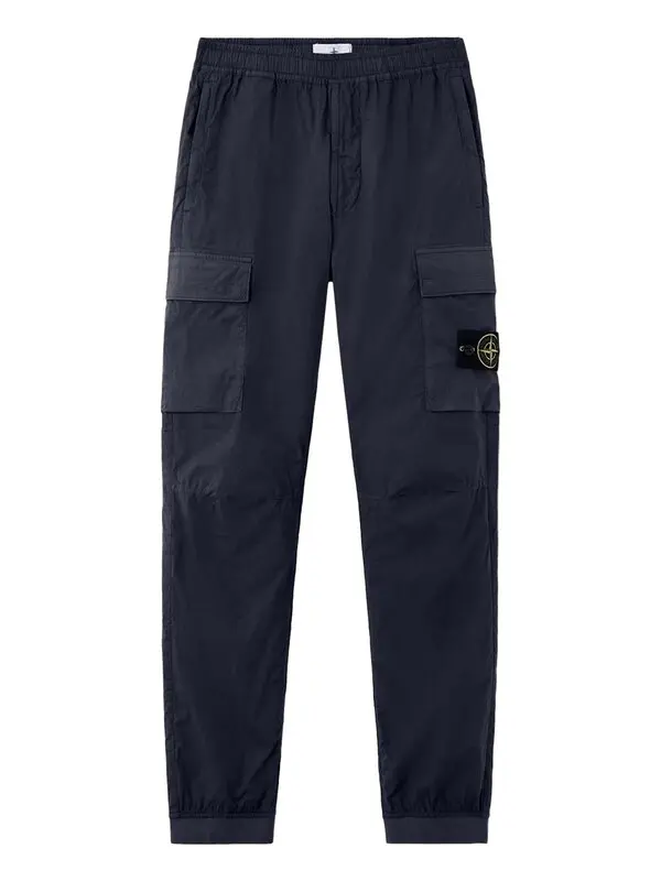 Stone Island Cotton Trousers - Blue
