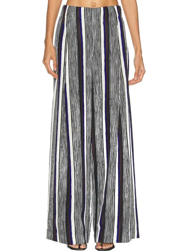 Proenza Schouler Amira Pant - Black Multi