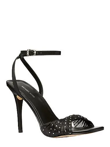 Michael Kors Kiana Embellished Tulle Sandal - Black